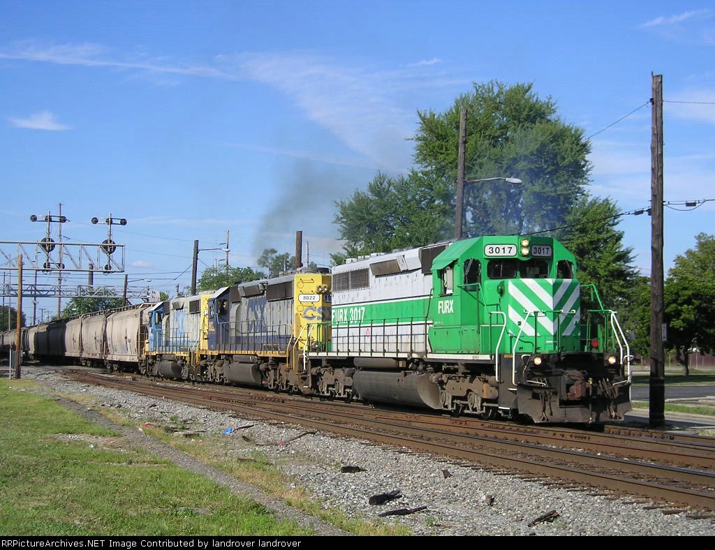 FURX 3017 On CSX G 683 Southbound